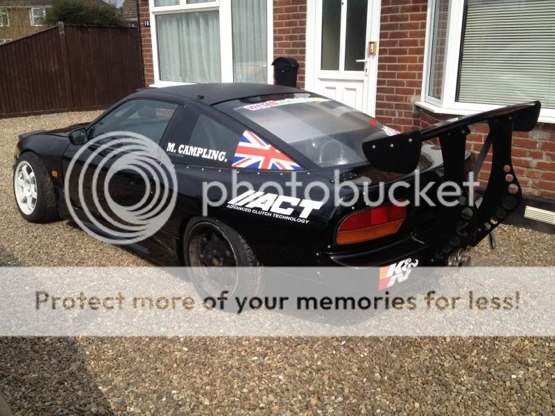 massive spoiler with 1 off mounts & s13 rear bumper to suit ...