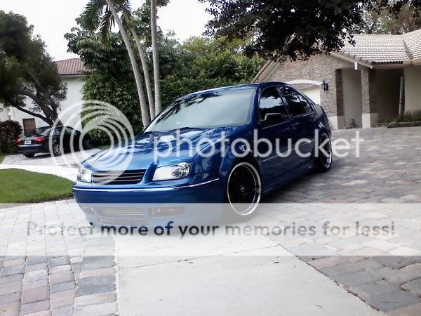 Anyone have pics of Blue GLI w/ black rims and chrome lip? | VW Vortex ...