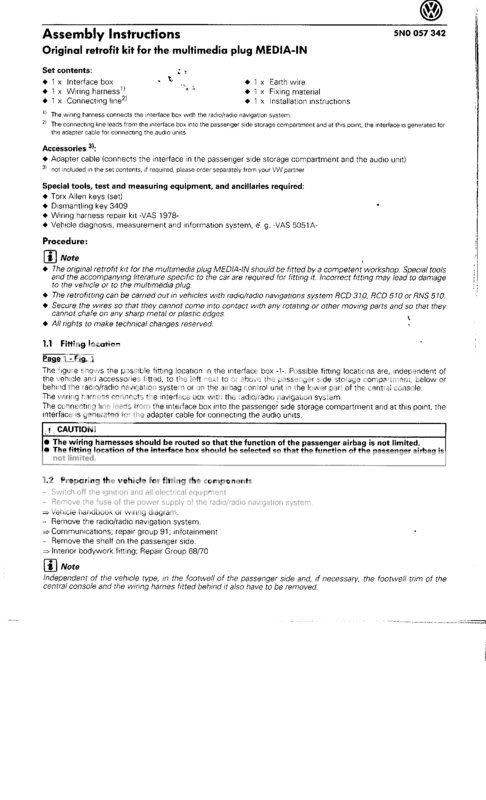 MDI retrofit kit....Just got one in | VW Vortex - Volkswagen Forum