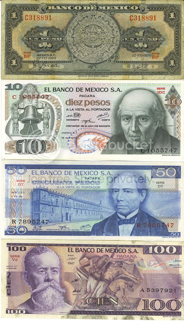 Mexican Pesos Banknotes | Coin Talk