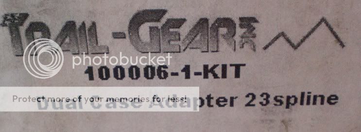 Toyota top shift transfer case with new in box trail gear doubler ...